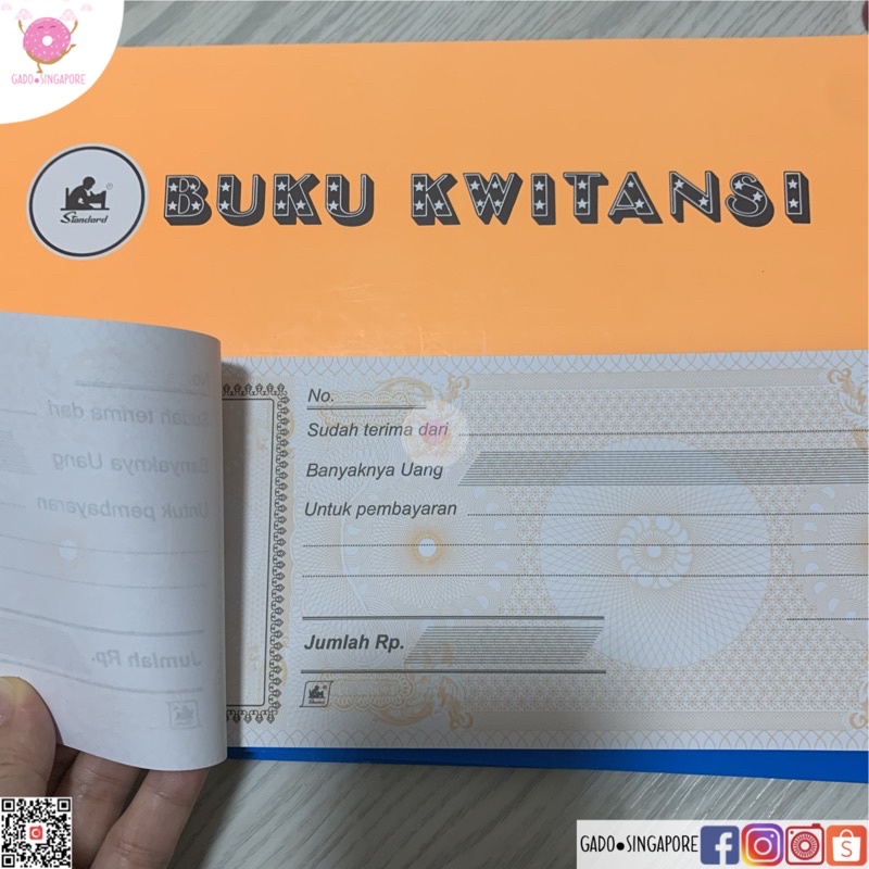 kwitansi book / buku kwitansi/ kuitansi | Shopee Singapore