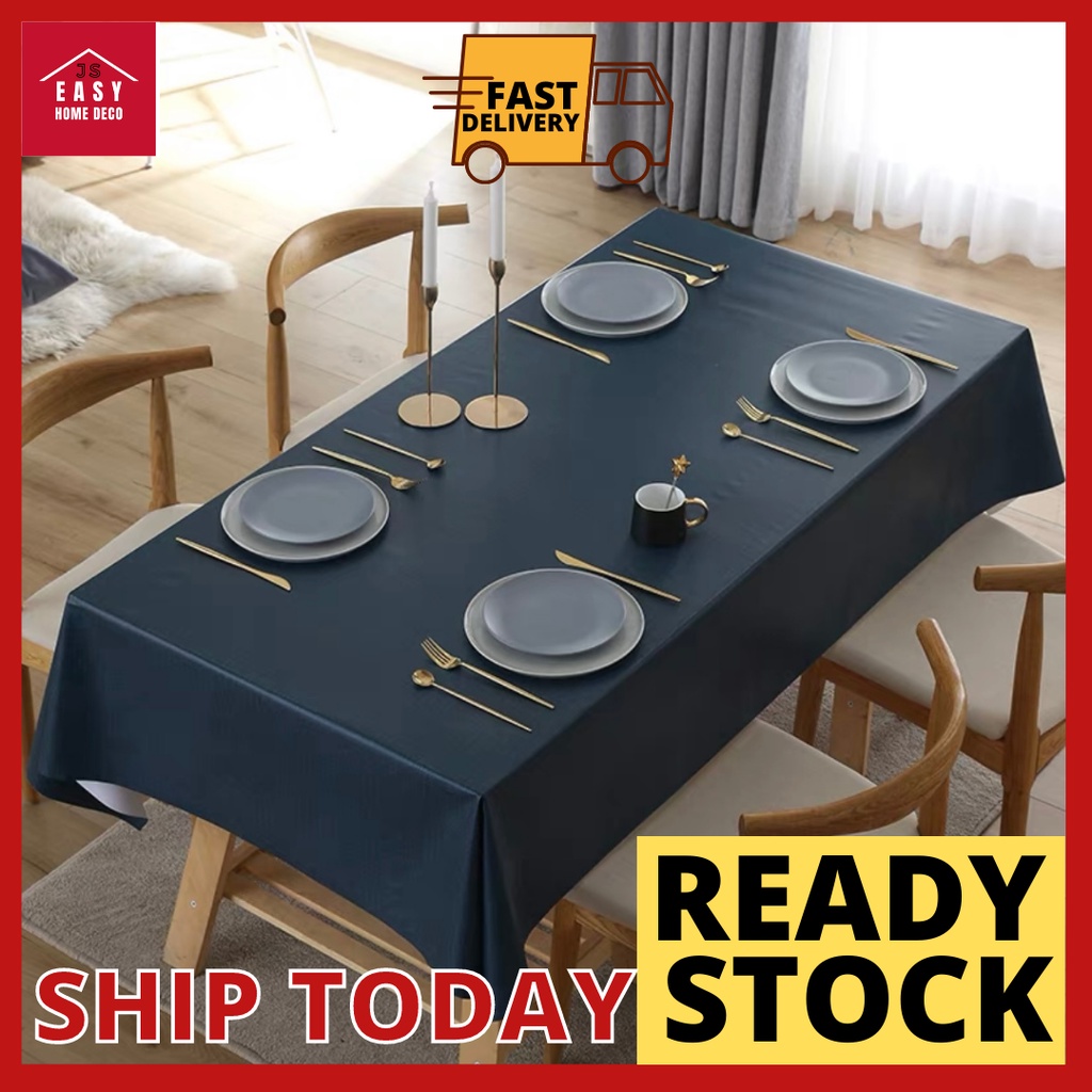 Table Cloth Dining Table Cover PVC Kitchen Picnic Mat Nordic Decoration ...