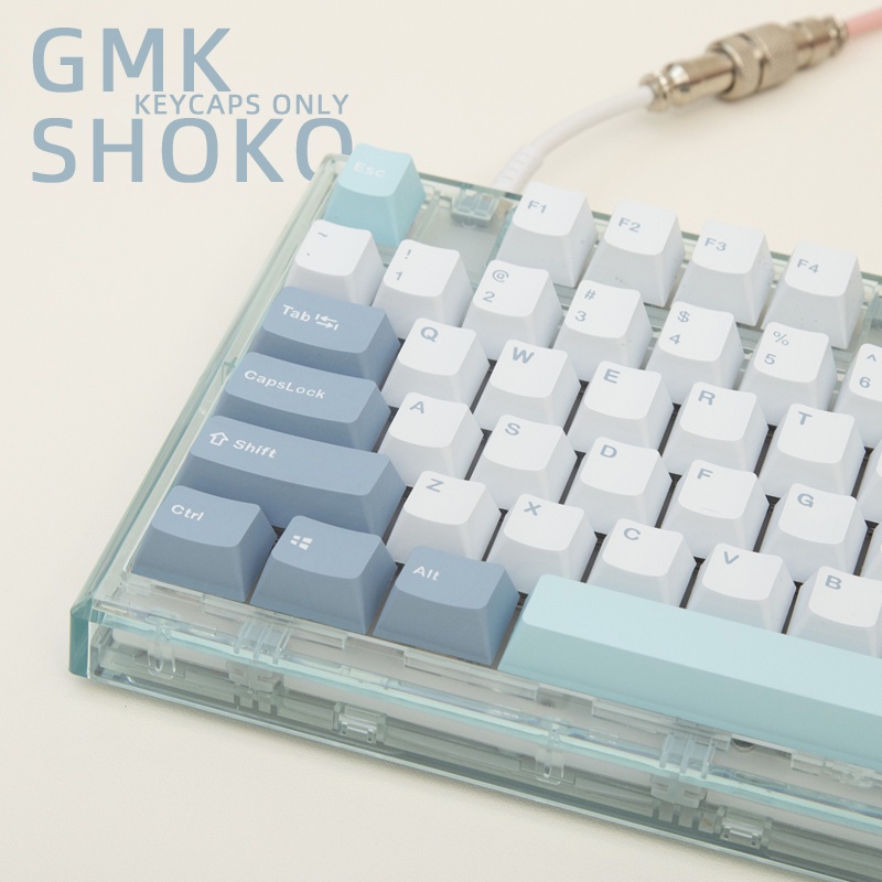GMK SHOKO Keycaps Two-color Injection Process OEM Profile PBT Compatible with 61/71/80/100/108 ...