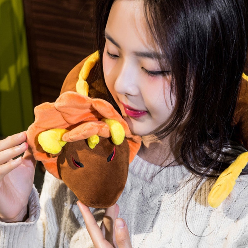 Genshin Impact Plush Toy Zhongli Hu Tao Dragon U Shaped Pillow Hot ...