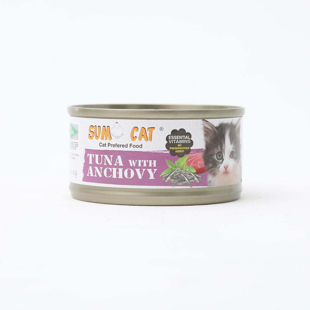 Sumo Cat Premium Tuna With Anchovy 80G X 24 Cans - HYQW | Shopee Singapore