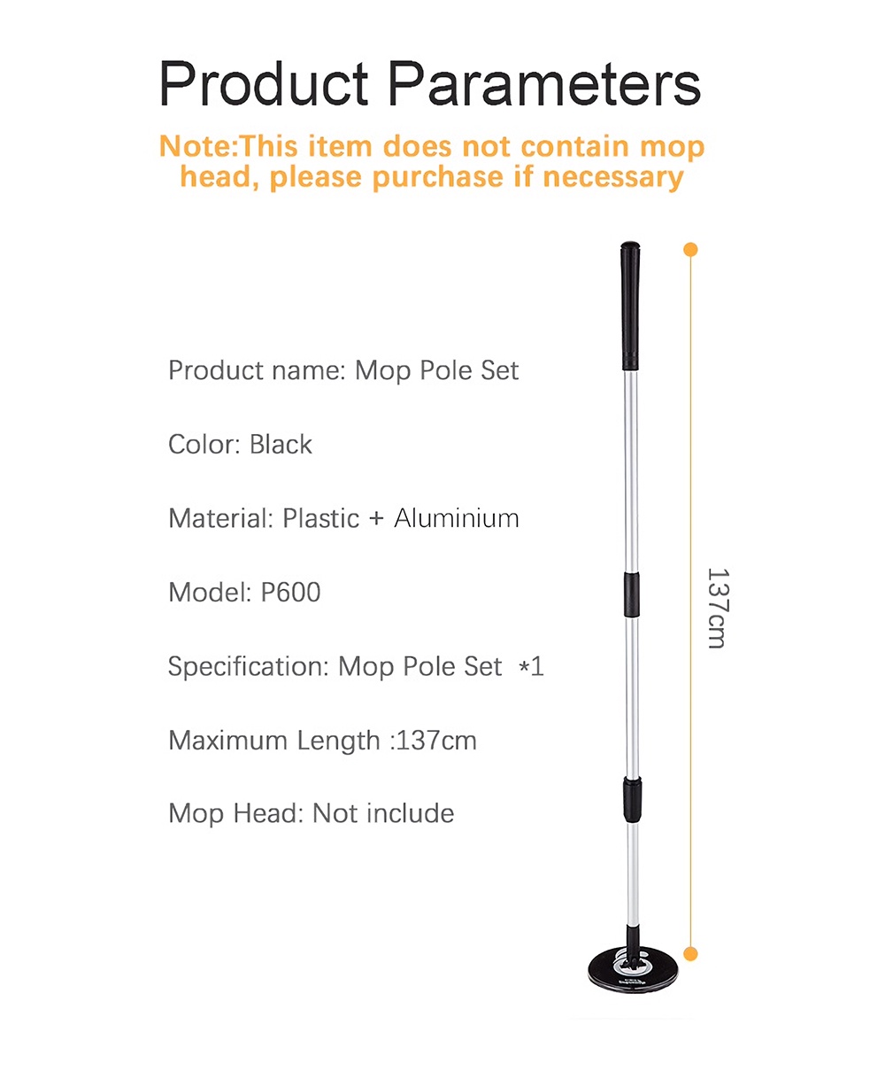 [Sweet Home] SupaMop Spin Mop Pole Set Labour Saving Mop Handle Hand ...