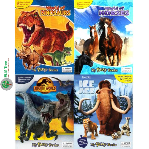 My Busy Book : Ice Age/Jurassic World/World Of Horses/World of ...