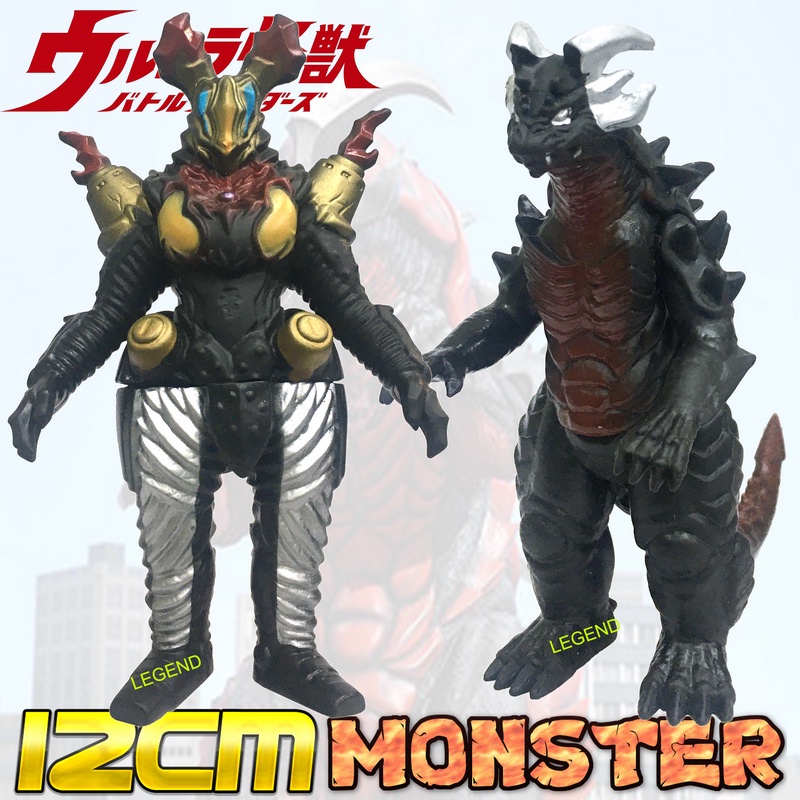 Super Hero Ultraman Monster Hellberus Pedanium Zetton Figure Soft PVC ...
