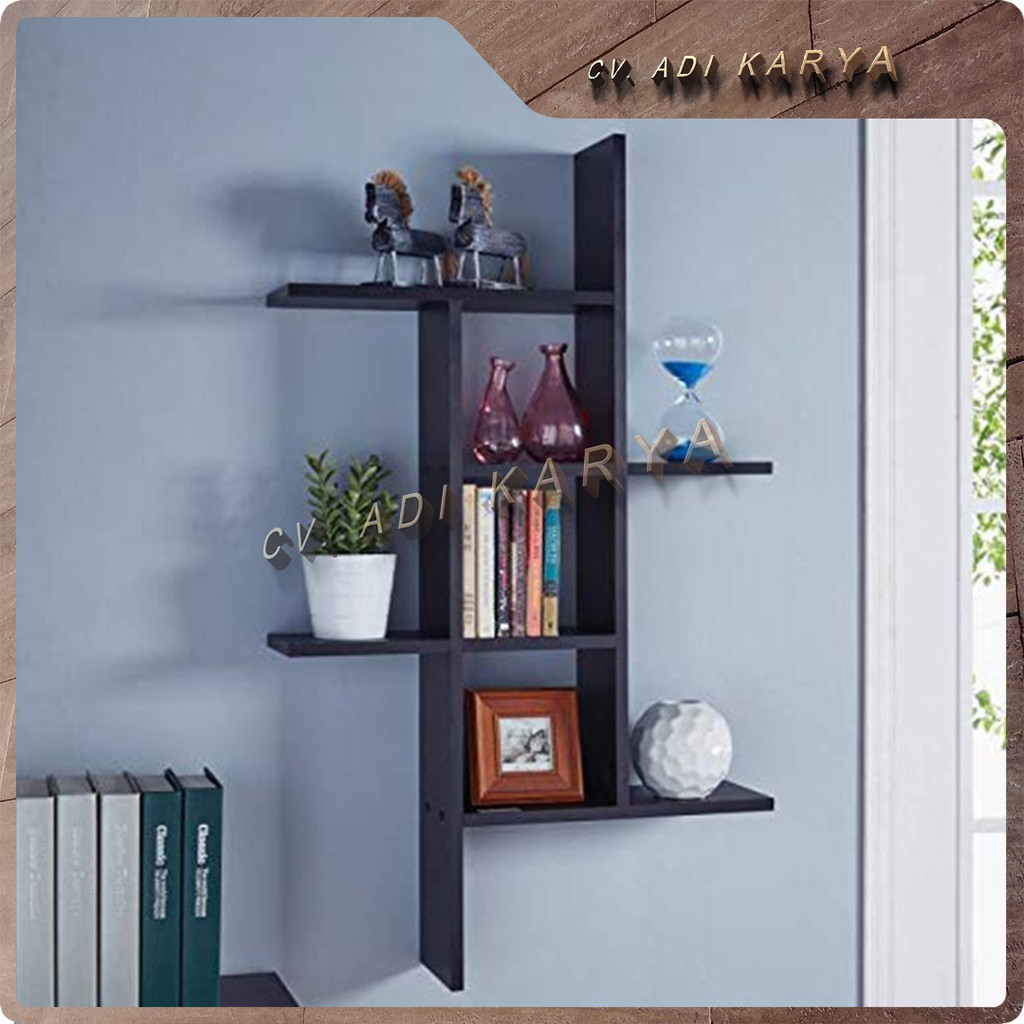 KAYU Minimalist Wall Shelf Multipurpose Wall Shelf Corner Paste Corner ...