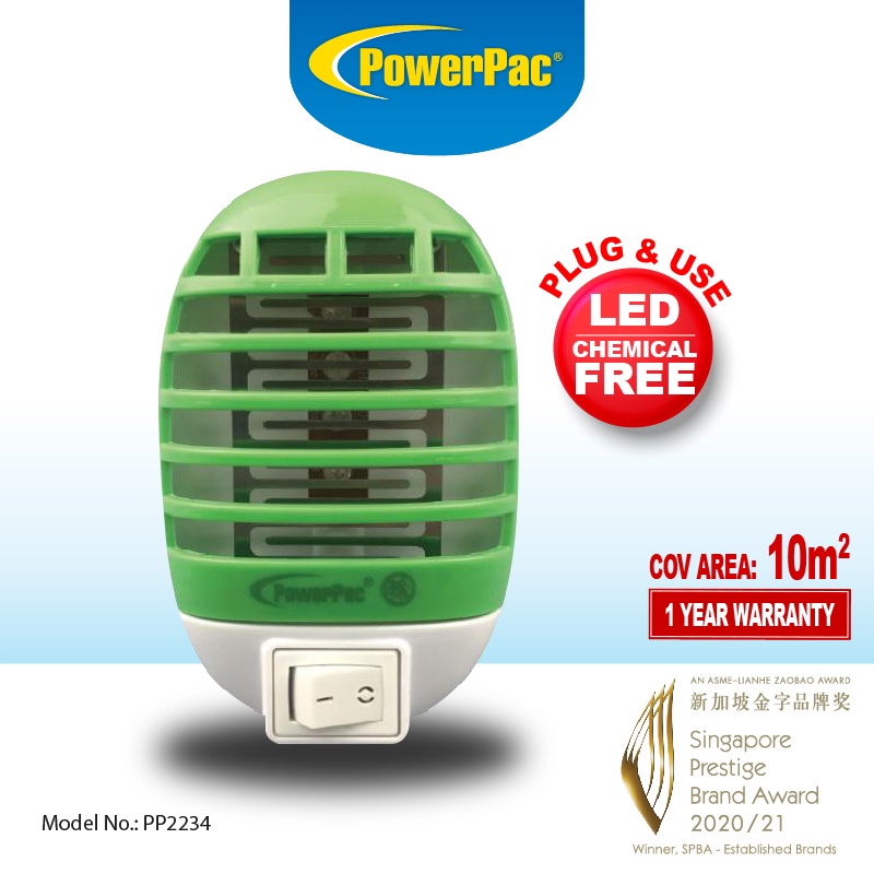 PowerPac Mosquito Power Strike Plug In, Pest Repellent , Mosquito ...