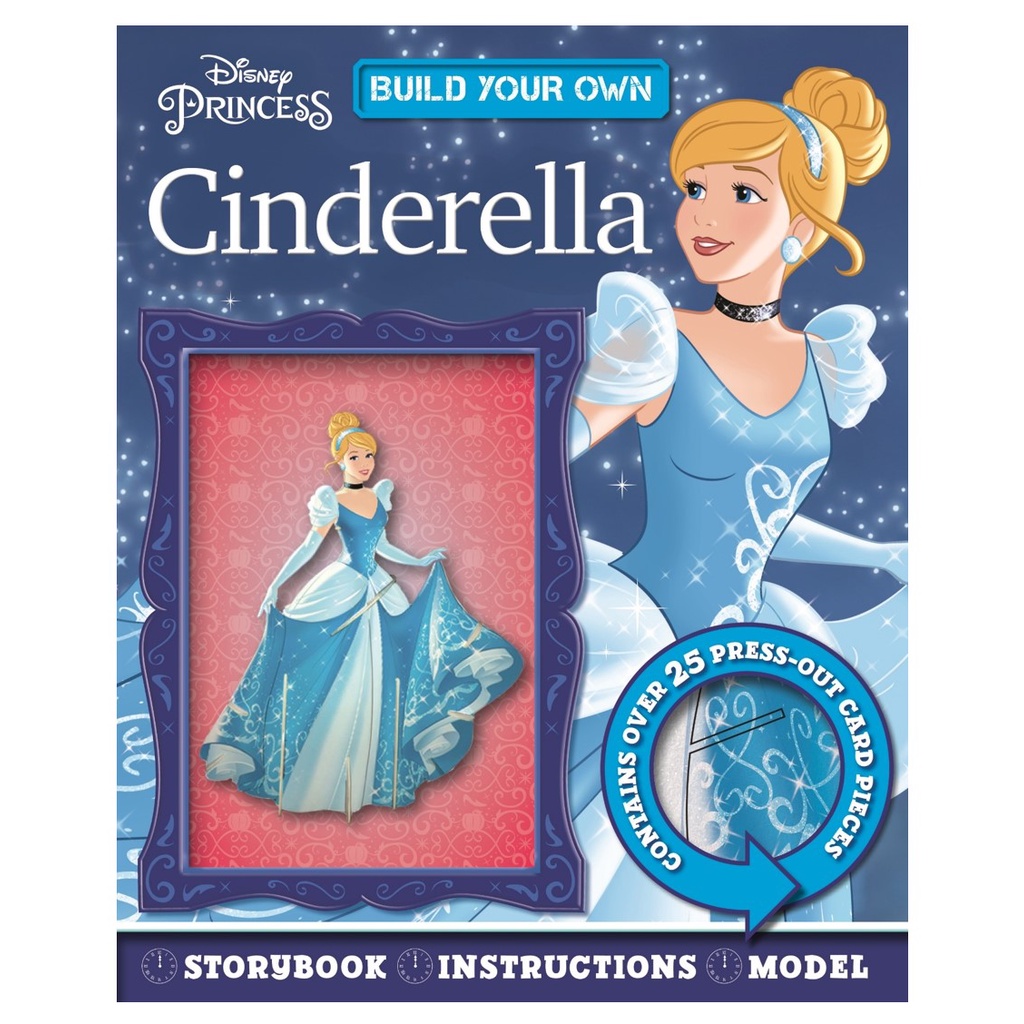 Disney Princess Build Your Own Cinderella with 3D Model and Storybook ...