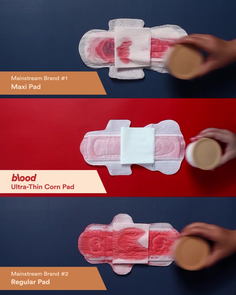 Blood Sanitary Pads Non-Itch Corn Pad | Shopee Singapore