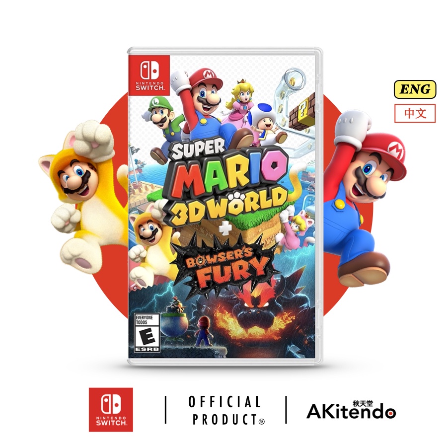 Nintendo Switch Super Mario 3D world+Bowser's Fury (Chinese/ENG) Super ...