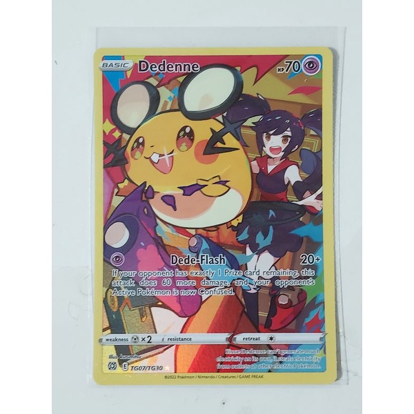 Pokemon dedenne trainer gallery brilliant star card | Shopee Singapore