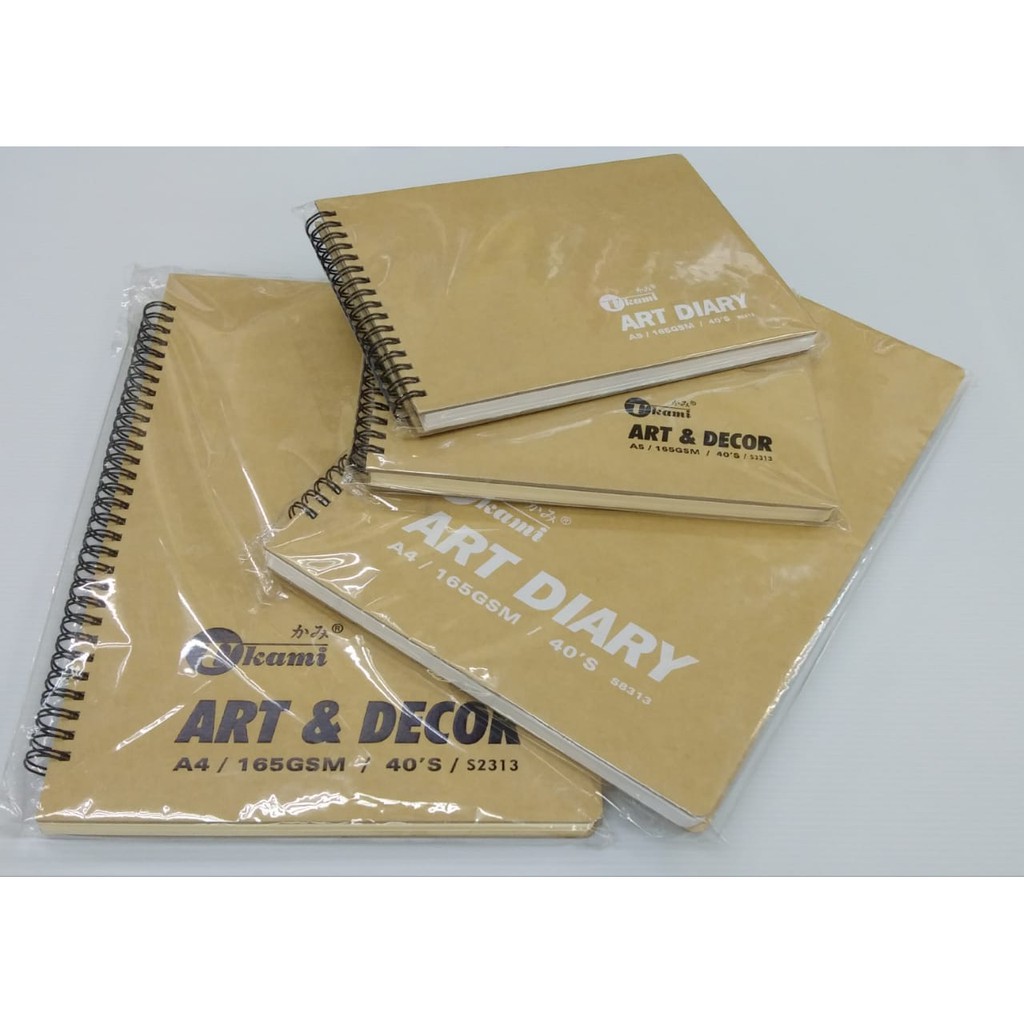 UKAMI ART DIARY 165GSM 40'S | Shopee Singapore