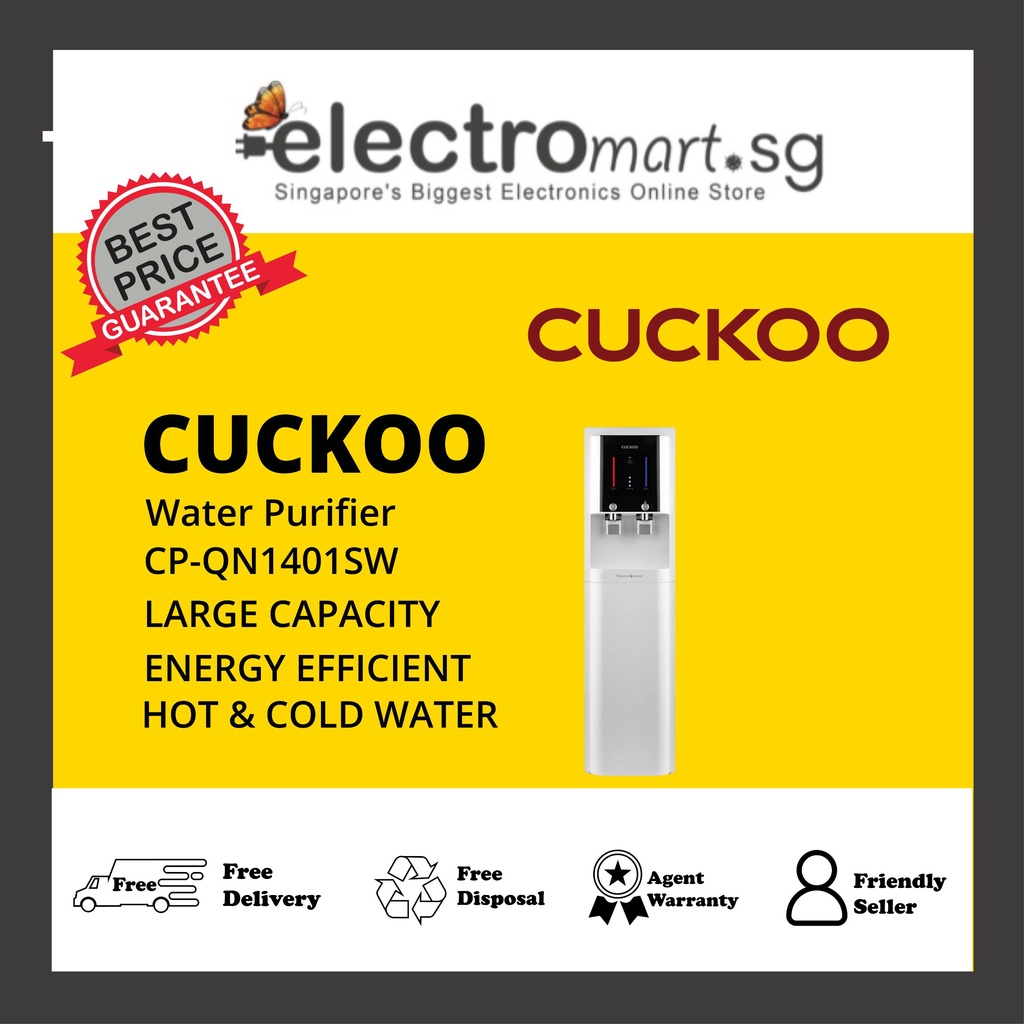 Cuckoo CP-QN1401SW QUEEN STAND WATER PURIFIERS | Shopee Singapore