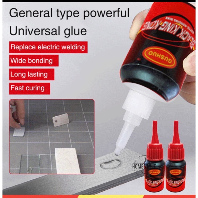 GUSHUO Black King Kong/Super Glue Welding Flux / General-Purpose Strong ...
