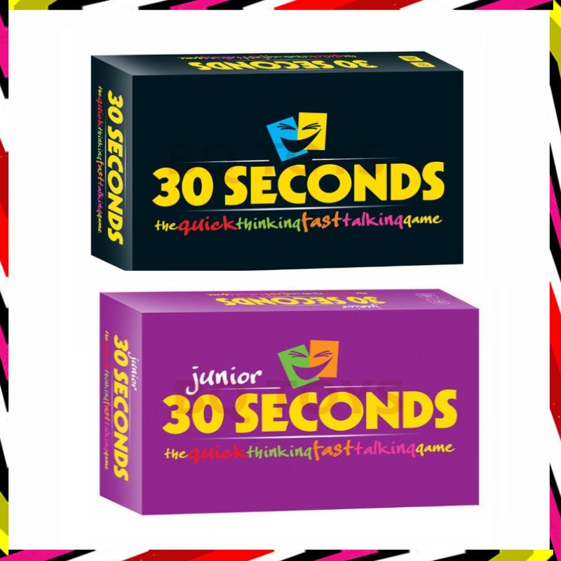 【30 Seconds】 Board Games Junior Booster Card Board Games Gameboy Scrabble Puzzle EXPLODING ...