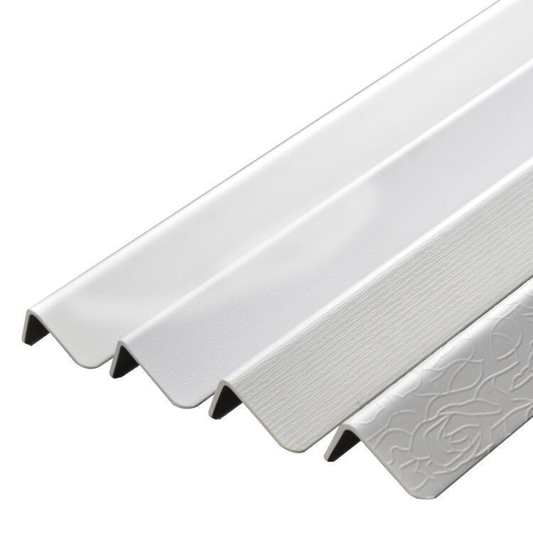 PVC Corner Wall Protector Paste Protection Bar Corner Protection Strip ...