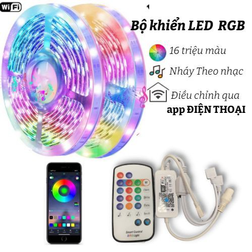 Rgb Led Color Changing Controller Tiktok Light Music Sensor Controlled ...