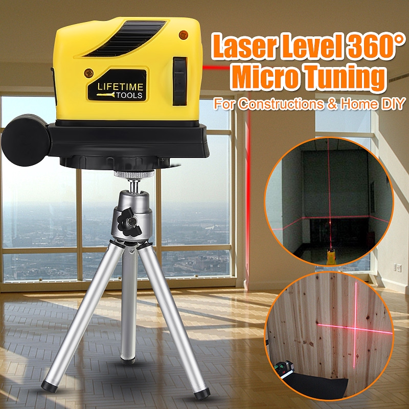 360 Degree Infrared Laser Level + Tripod And Base Micro Tuning Self ...