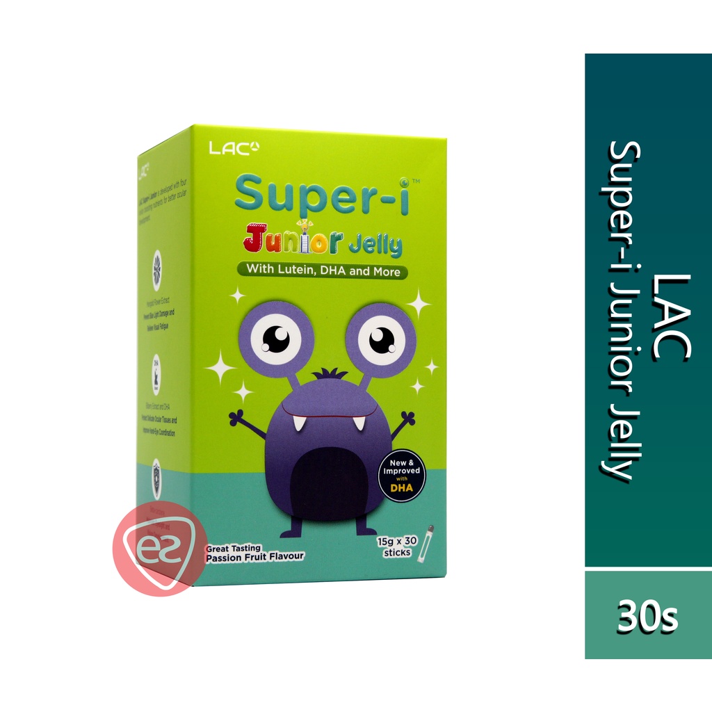LAC SUPER-i JUNIOR JELLY WITH LUTEIN, DHA AND MORE 15G X 30 JELLY ...
