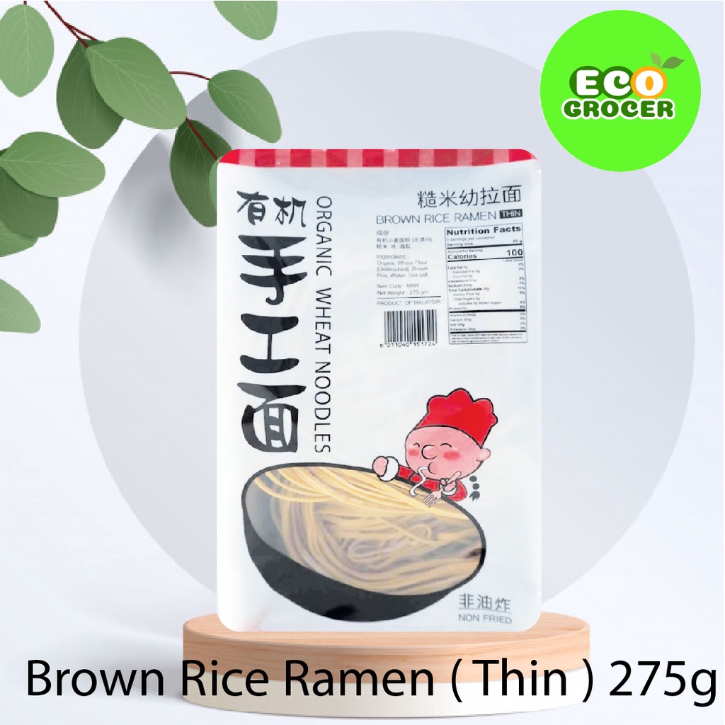 Miracle - Marvel Rice Organic Ramen ( Thin ) 有机拉面(薄)275g | Shopee Singapore