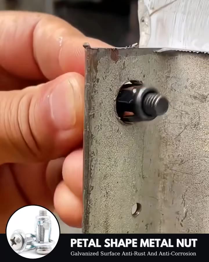 4 Pcs M4 M5 M6 M8 Petal Rivet Nut Kit Car Number Plate Metal Clip Clamp ...