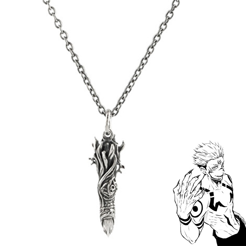 Anime Jujutsu Kaisen Necklace Gojo Satoru Eye Ryomen Sukuna Pendant ...