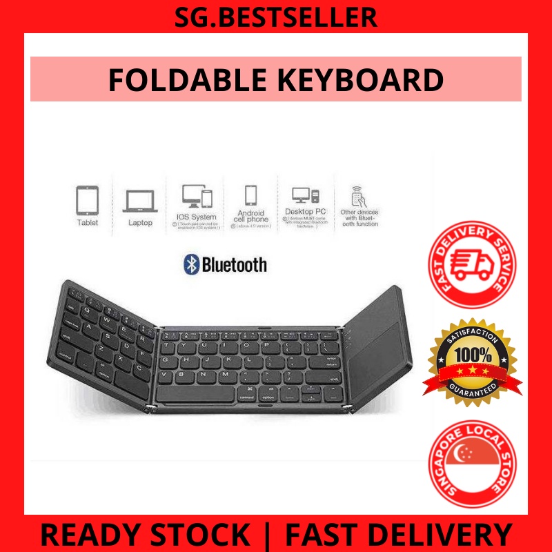 READY STOCK - AVATTO A18 Portable Twice Folding Bluetooth BT Wireless ...