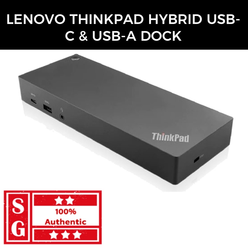 ThinkPad Hybrid USB-C with USB-A Dock (UK Standard Plug Type G ...
