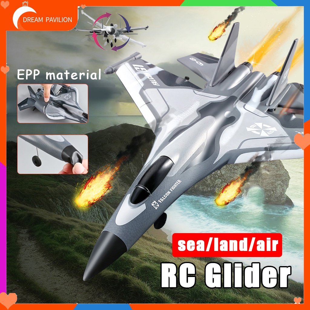 (Upgraded)Remote Control Airplane RC Plane RC Glider 2 Channel EPP ...