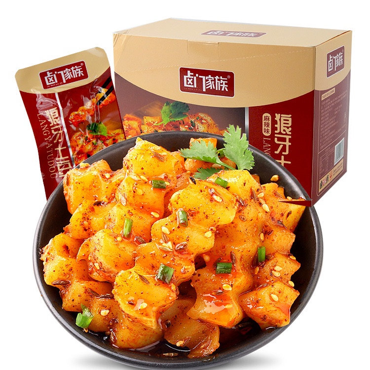 【Tam Jiak】LMJZ Potato Fries Snack 卤门家族狼牙土豆马铃薯洋芋片35g | Shopee Singapore