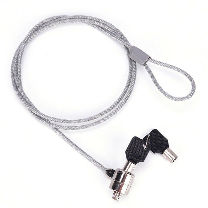 Laptop Notebook Key Lock Cable 1m 1.6m Anti Theft Security Kit for ...
