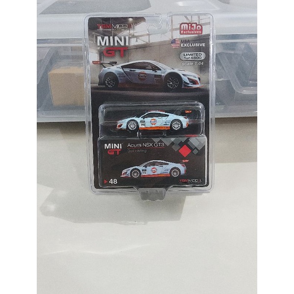 Mini GT 48 Acura NSX GT3 Gulf Racing MiniGT | Shopee Singapore