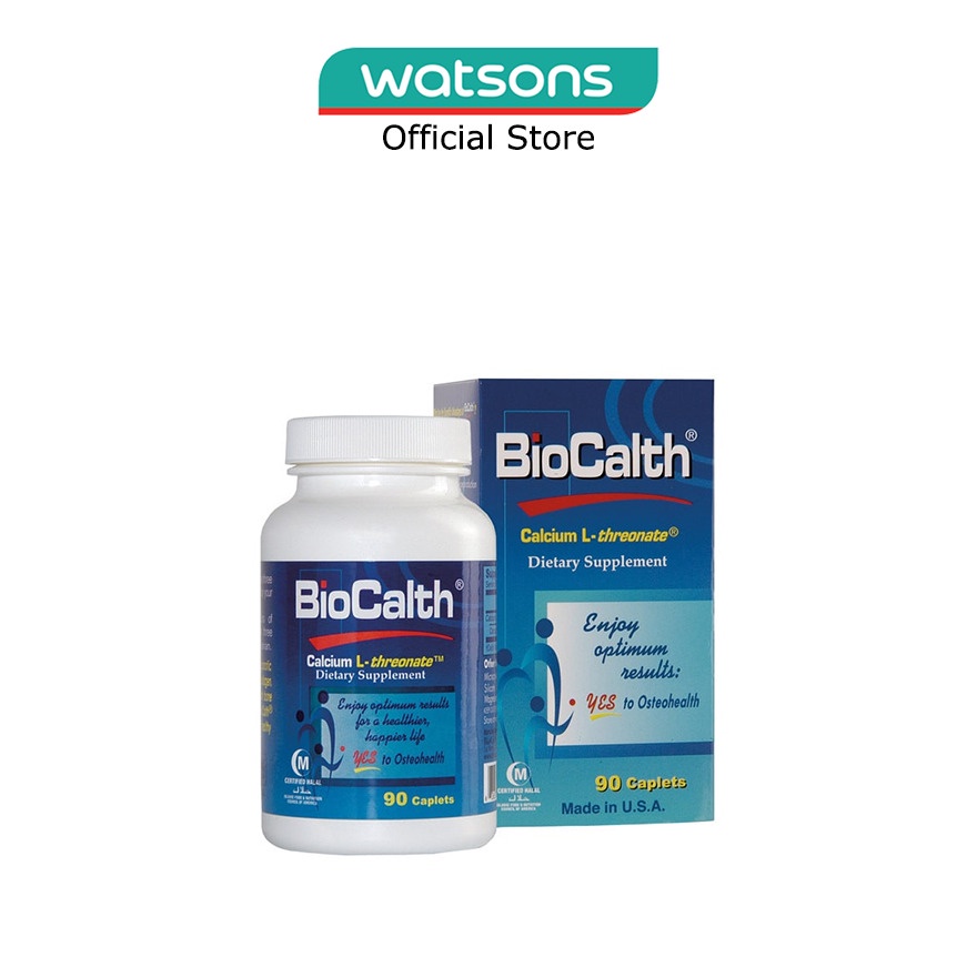 BIOCALTH Calcium LThreonate 90 Tablets | Shopee Singapore