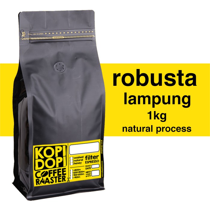 Lampung Robusta Ground Coffee Beans 1kg 1 kg kilo | Shopee Singapore
