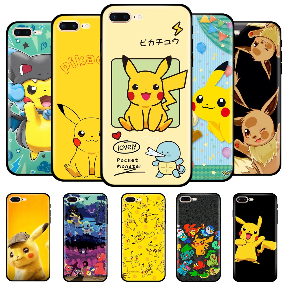 Pokemon Pikachu For Apple Iphone 5s 5 S SE 2020 2016 6s 6 S 7 8 Plus ...