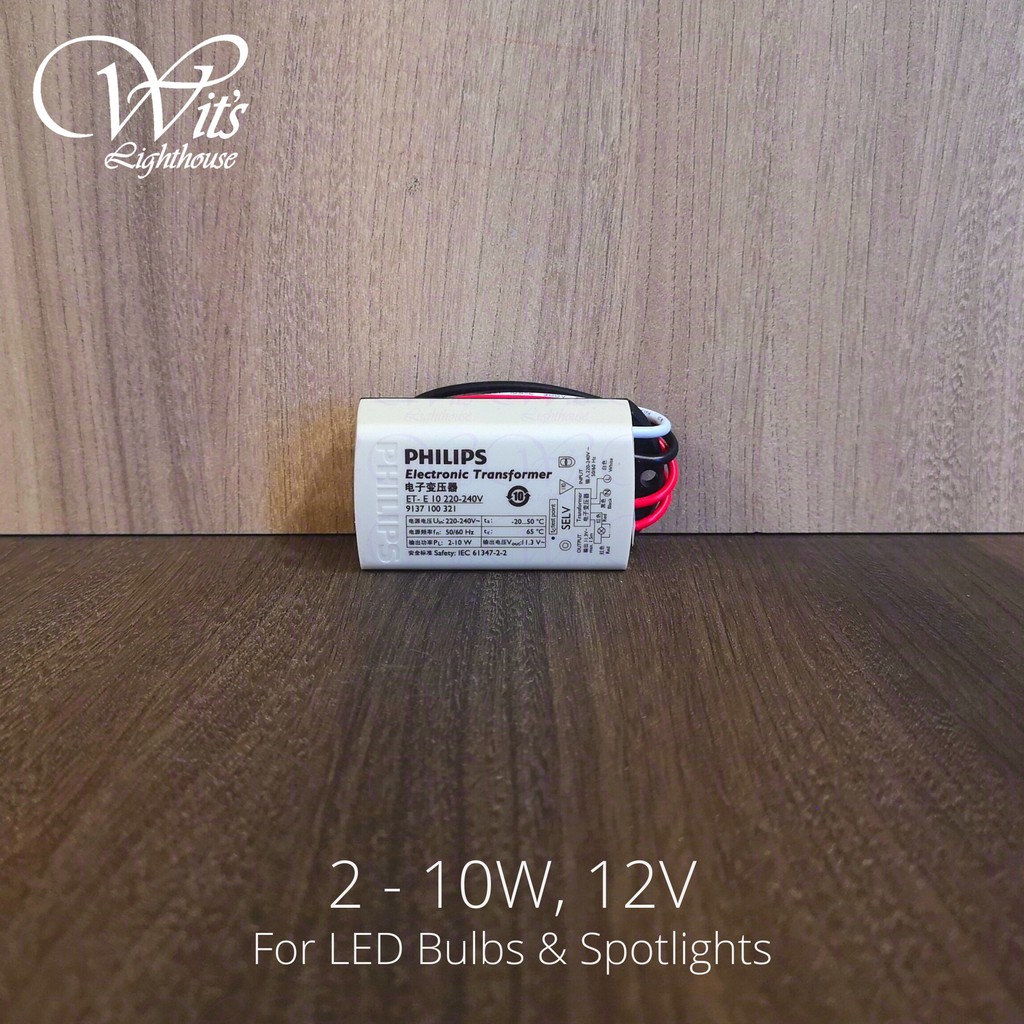 Philips Light Driver Electronic Transformer 10W / 60W 12V LED ET-E10 ...