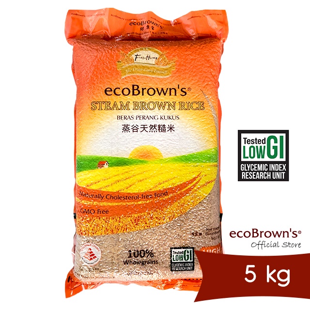 ecoBrown's Steam Brown Rice 5kg | Shopee Singapore