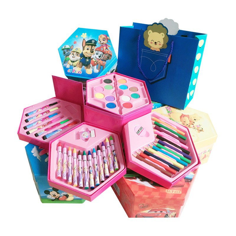 Colored Pencil Crayons Oil Pastel Color Markers 4-level Swivel Model ...