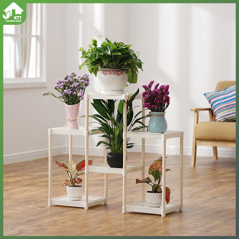 Multifunctional rack storage flower pot rack balcony flower shelf multi ...