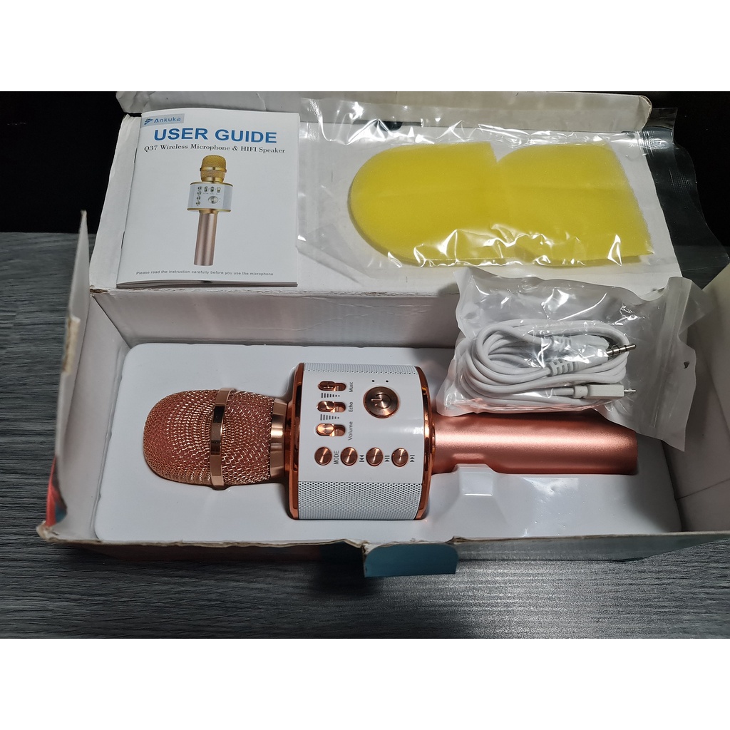 WIRELESS MICROPHONE & HIFI SPEAKER (KARAOKE) | Shopee Singapore