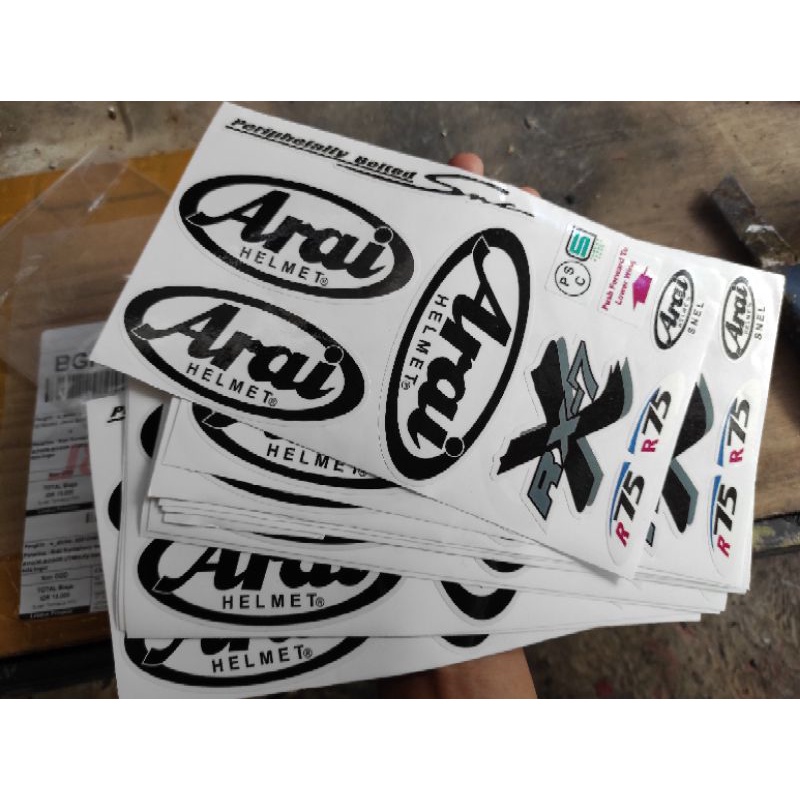 Arai logo sticker set | Shopee Singapore