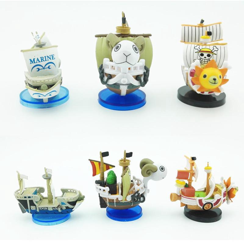 Japanese ONE PIECE Cartoon Boat Aquarium Decoration Fish Tank Ship ...