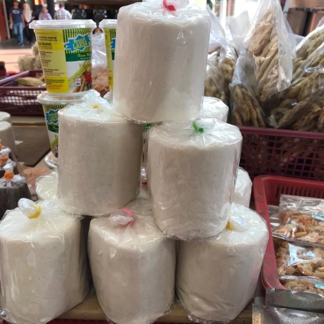 Traditional food sarawak Linut ambuyat sago flour viral | Shopee Singapore