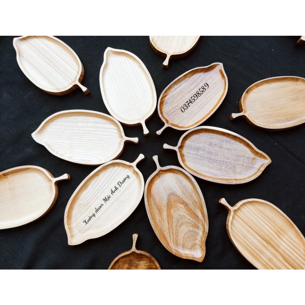 Ash/walnut wooden tray, odd model, odd size (Moc Anh Duong) | Shopee ...