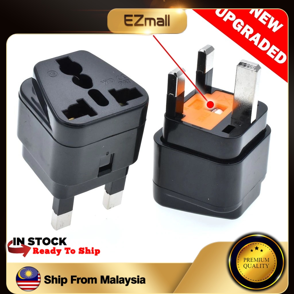 Plug Adapter 2 Pin to 3 Pin Plug converter Multi Plug Travel Adapter ...
