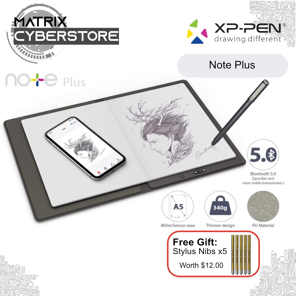 XP-PEN Note Plus Smart Writing Tablet | Bluetooth | 148x210mm | Android ...