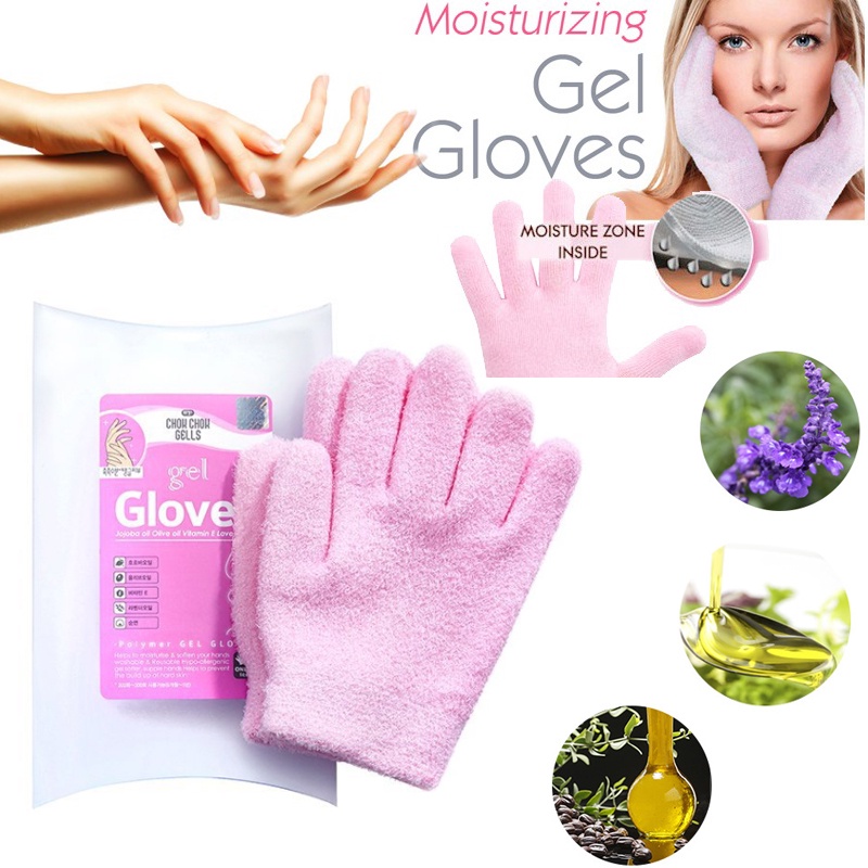 Reusable Spa Gel Gloves Natural Essential Therapy Moisturizing Hands ...