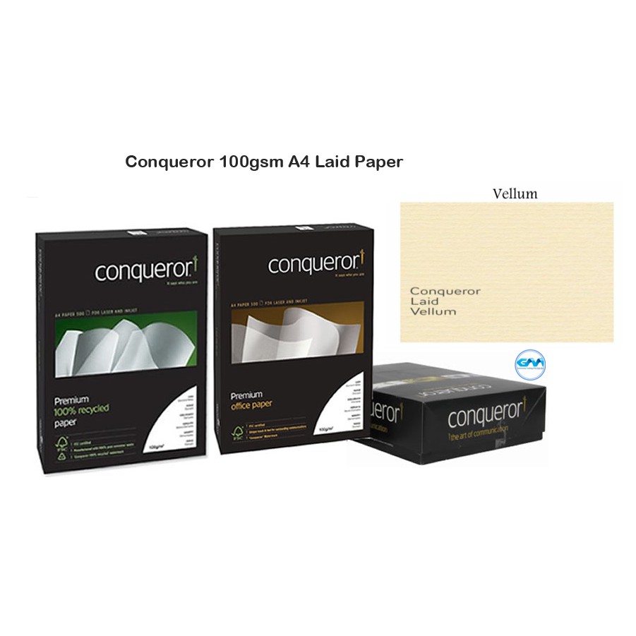 A4 Conqueror Paper 100gsm Premium (10's / 50's / 100's) | Shopee Singapore