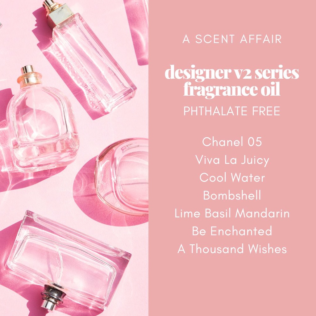 Designer V2 Perfume Inspired Fragrance Oil for Home Fragrance Candles ...