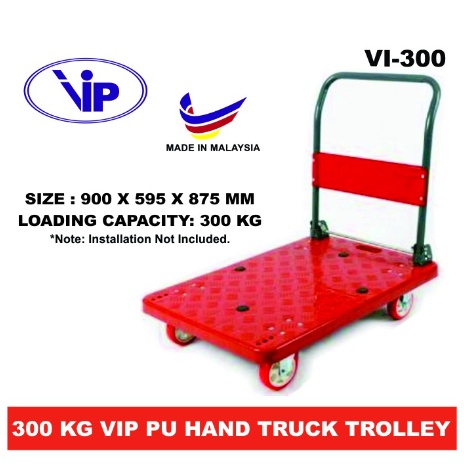 Rayaco VIP Heavy Duty Hand Truck / Foldable Platform Trolley Troli ...