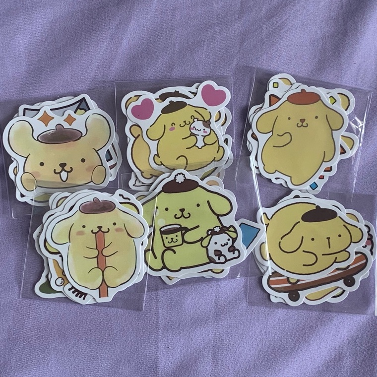SANRIO POMPOMPURIN WATERPROOF STICKER PACK | Shopee Singapore